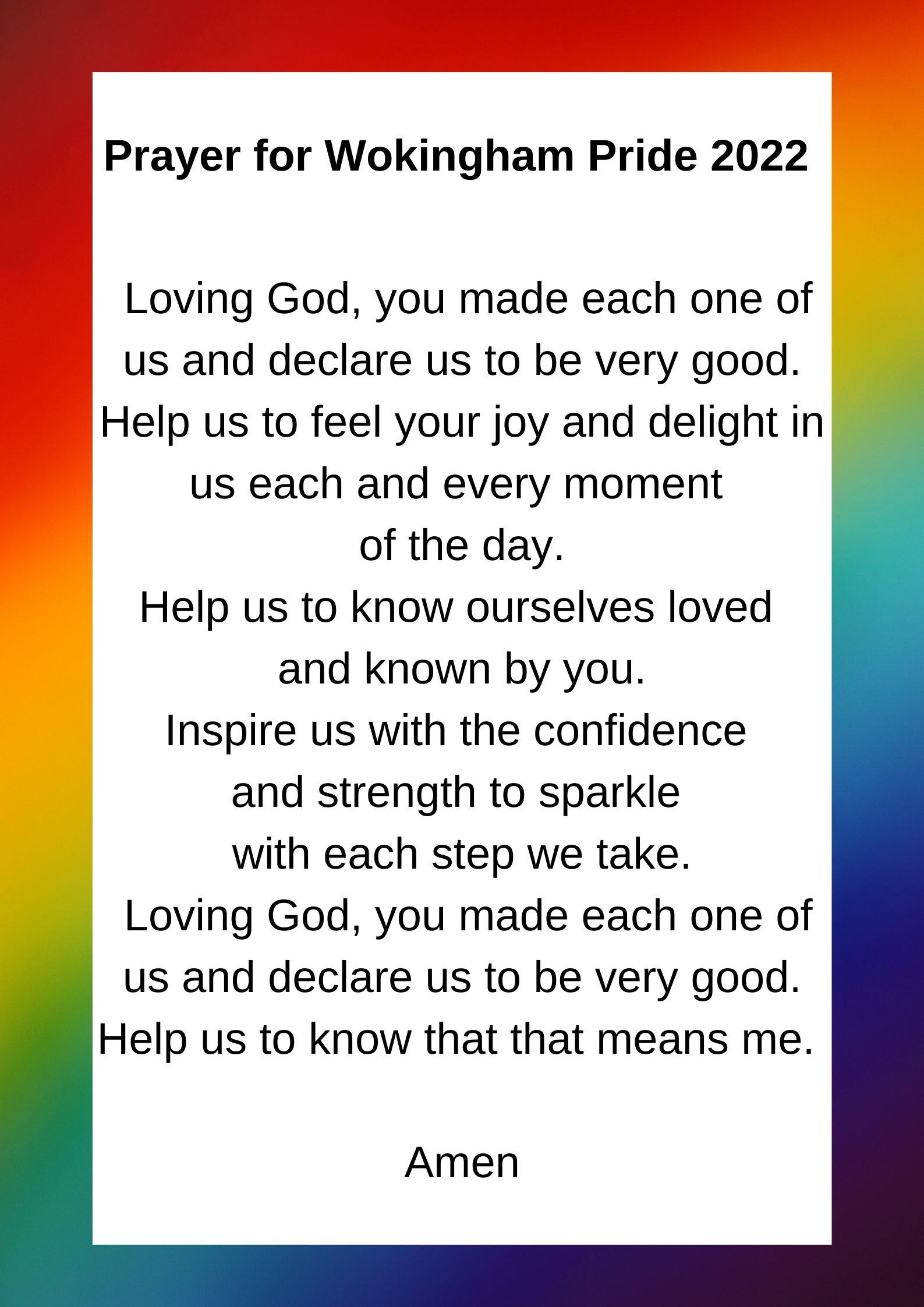 Wokingham Pride 2022 | St Paul's Parish